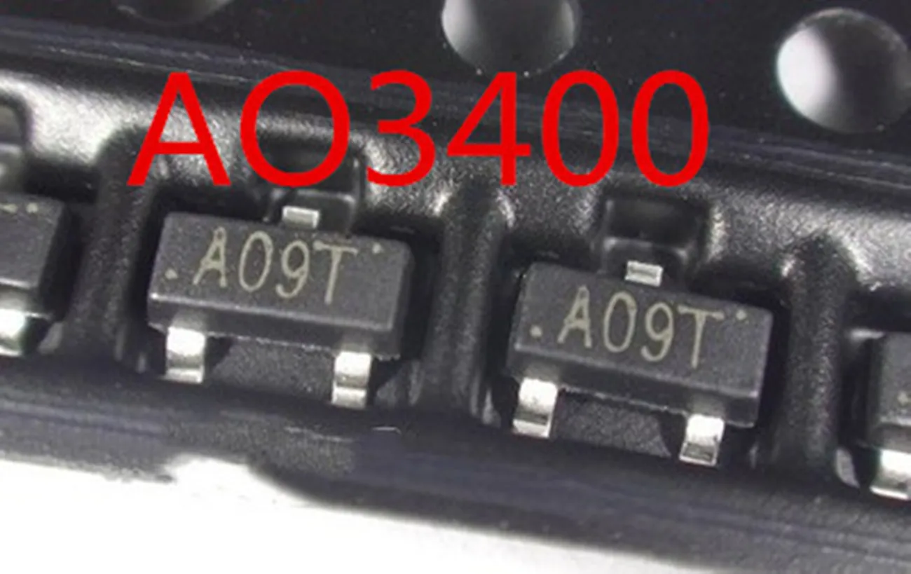 무료 배송 새로운 원본 500 개 AO3400 전계 효과 튜브 N 채널 30V 5.8A 실크 스크린 A09T 패치 SOT23 ...