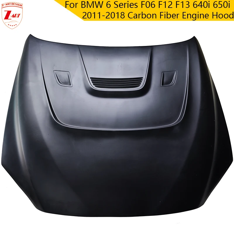 Z-ART Carbon Fiber Engine Hood For BMW F06 F12 F13 6 Series Carbon ...