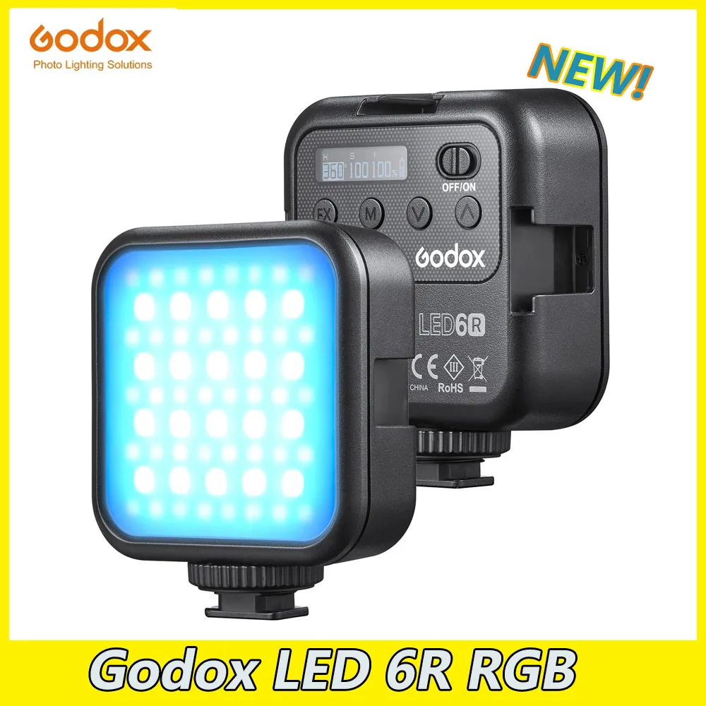 Godox-LED-6R-RGB-Video-Light-Dimmable-0-360-Full-Color-3200K-6500K-13 ...
