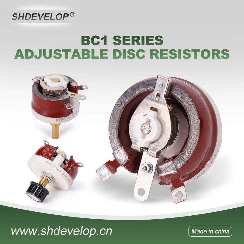 Power Rheostat Rotary Variable Wirewound Resistor Bc1-25W50W100W150W ...