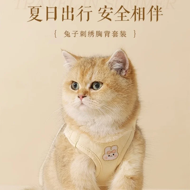 Cat-Pulling-Rope-Pet-Harness-Vest-Style-Anti-Breaking-Loose-Cat-Rope ...