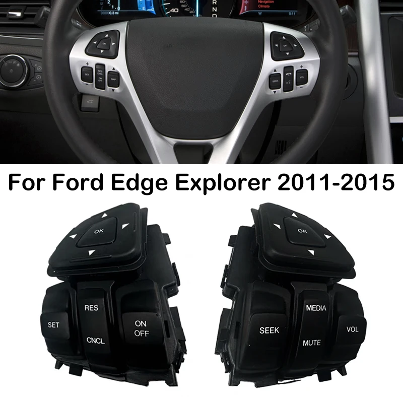 For-Ford-Edge-2011-2015-Explorer-2011-2018-Steering-Wheel-Cruise-Speed ...
