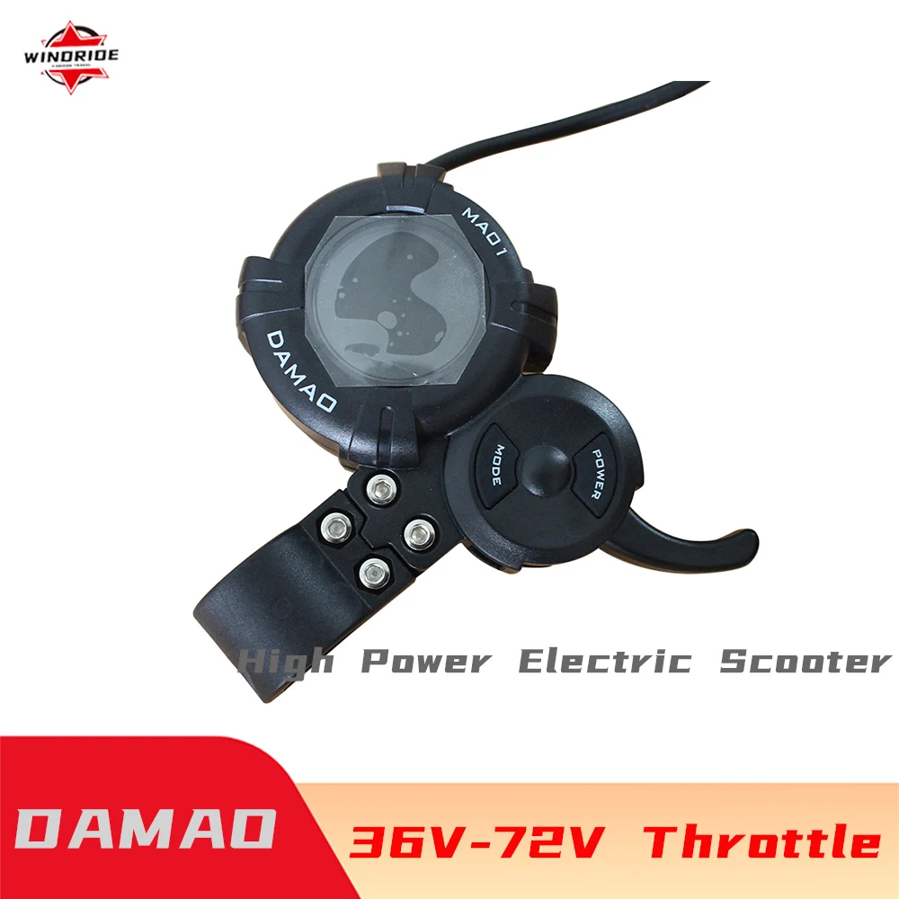 DAMAO MA01 LCD Throttle Switch of Electric Scooter Dual Drive Minimotor ...