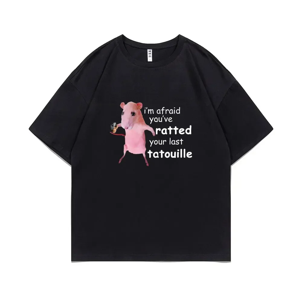 I-m-Afraid-You-ve-Ratted-Your-Last-Tatouille-Graphic-T-shirt-Funny-Pink ...