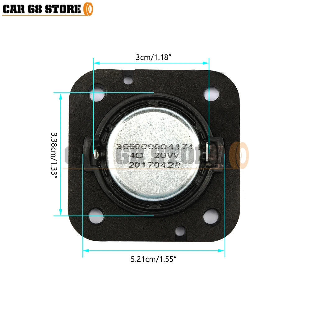 4 Ohm 20w Dome Silk Film Tweeters Audio Loudspeakers Neodymium Hifi ...