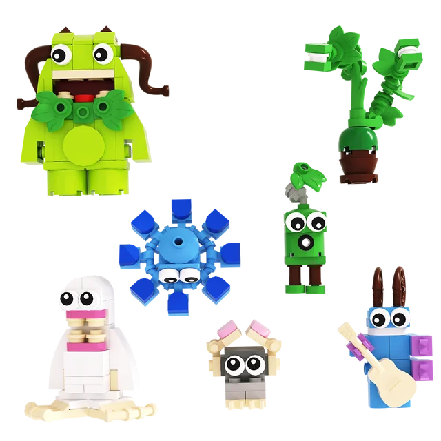 MOC Mini Version My Singing Chorus Building Blocks Set Cute Song ...