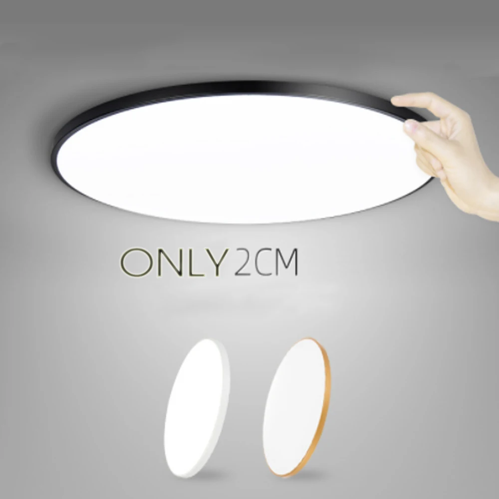 Modern Led Ceiling Lights Panel Lamp 12w 24w 40w 60w Illumination ...