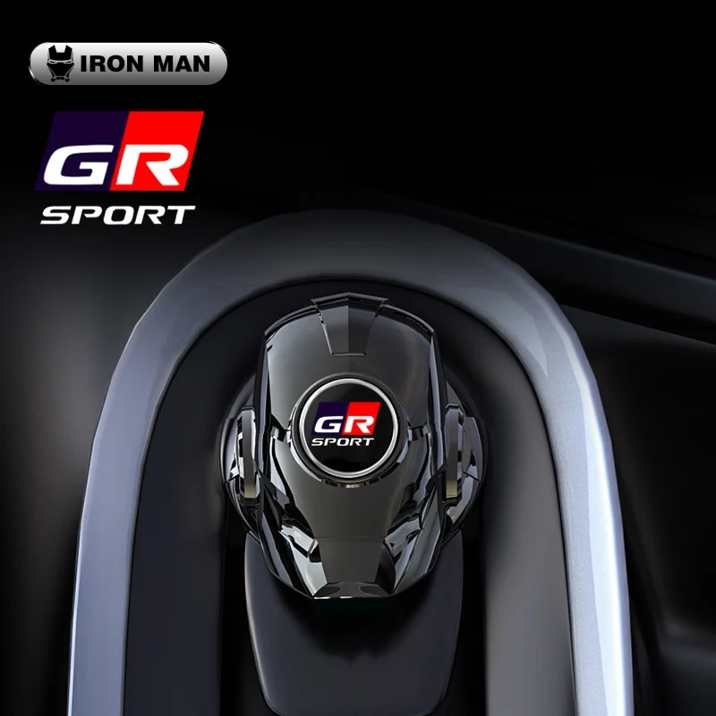 Car One-button Start Button Ignition Switch Rotating Protective Cover ...