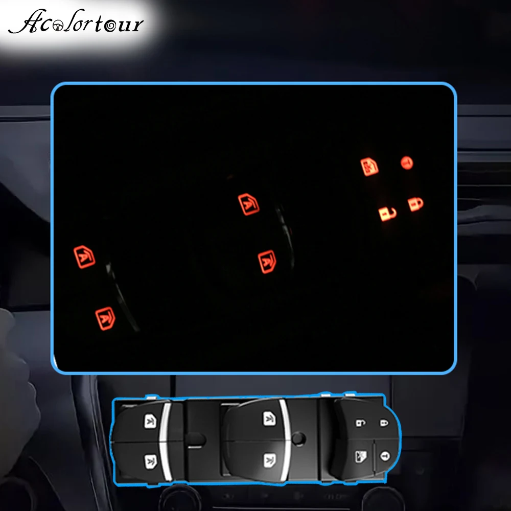 For Nissan X-trail T32 2018 Leaf Window Control Switch Led Intelligent ...