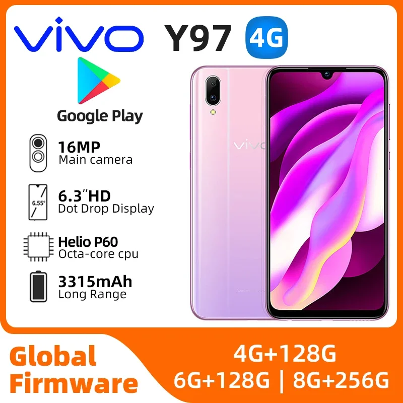 VIVO-Y97-Android-4G-Unlocked-6-3-inch-8GB-RAM-256GB-ROM-All-Colours-in ...
