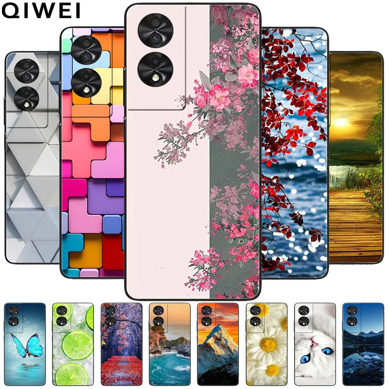 For-TCL-505-Case-Landscape-Silicon-Beautiful-Pattern-Phone-Cases-For ...