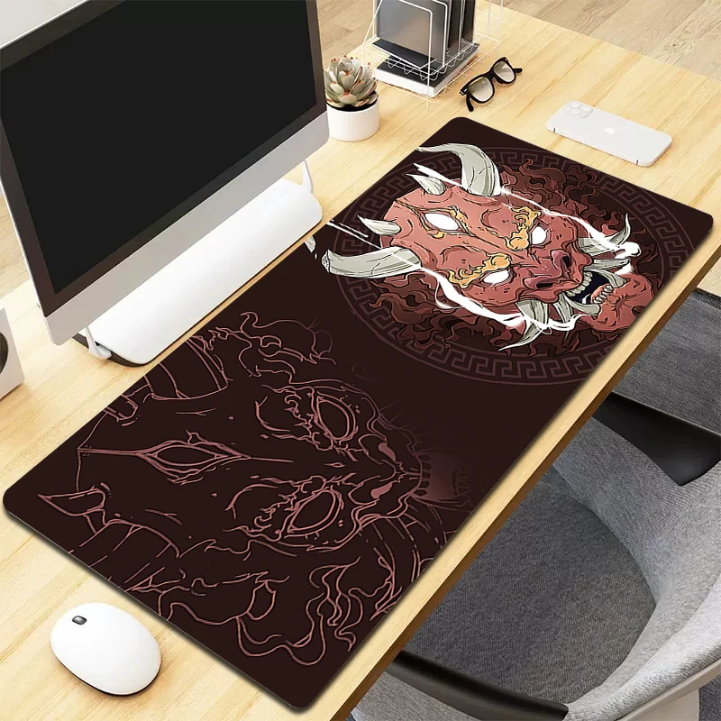 Large-Japanese-Oni-Mousepad-Gaming-Big-Mouse-Pad-Gamer-Office-Art ...