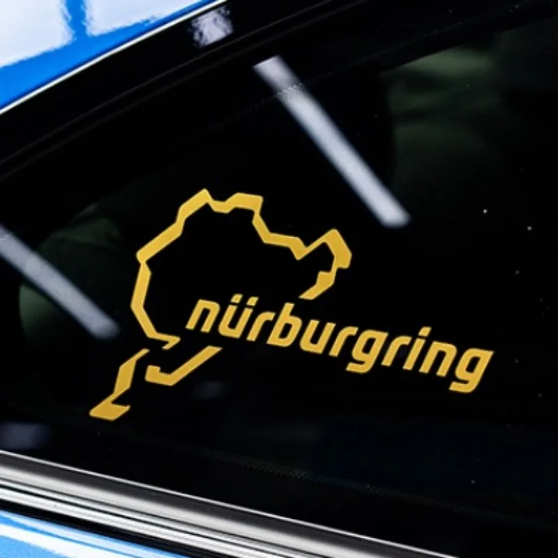 Creative-Racing-Road-N-rburgring-Car-Stickers-Waterproof-Decoration-for ...