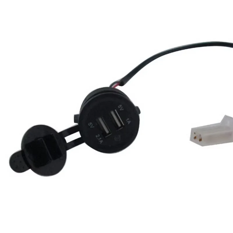Auto Truck Adapter USB Socket LED Panel Charge Car Charger Power Mobile ...