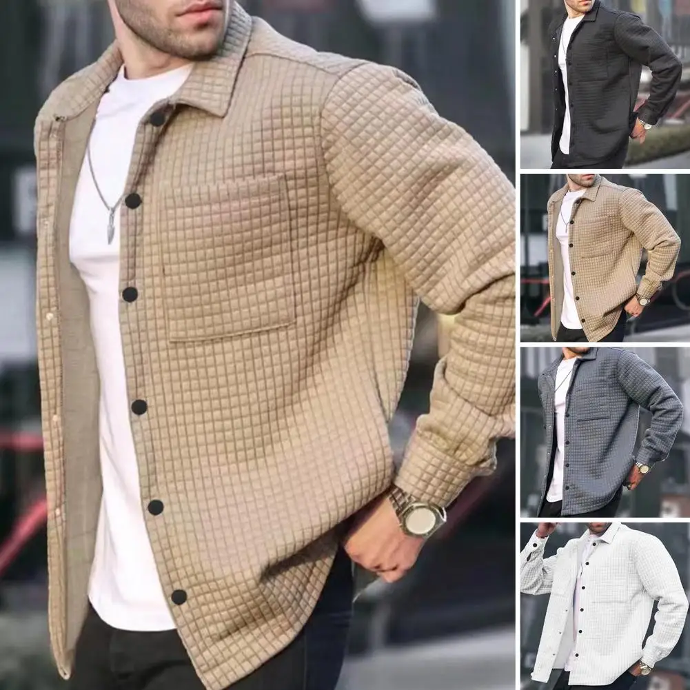 Veste-de-printemps-pour-homme-avec-col-rabattu-et-poches-plaqu-es ...