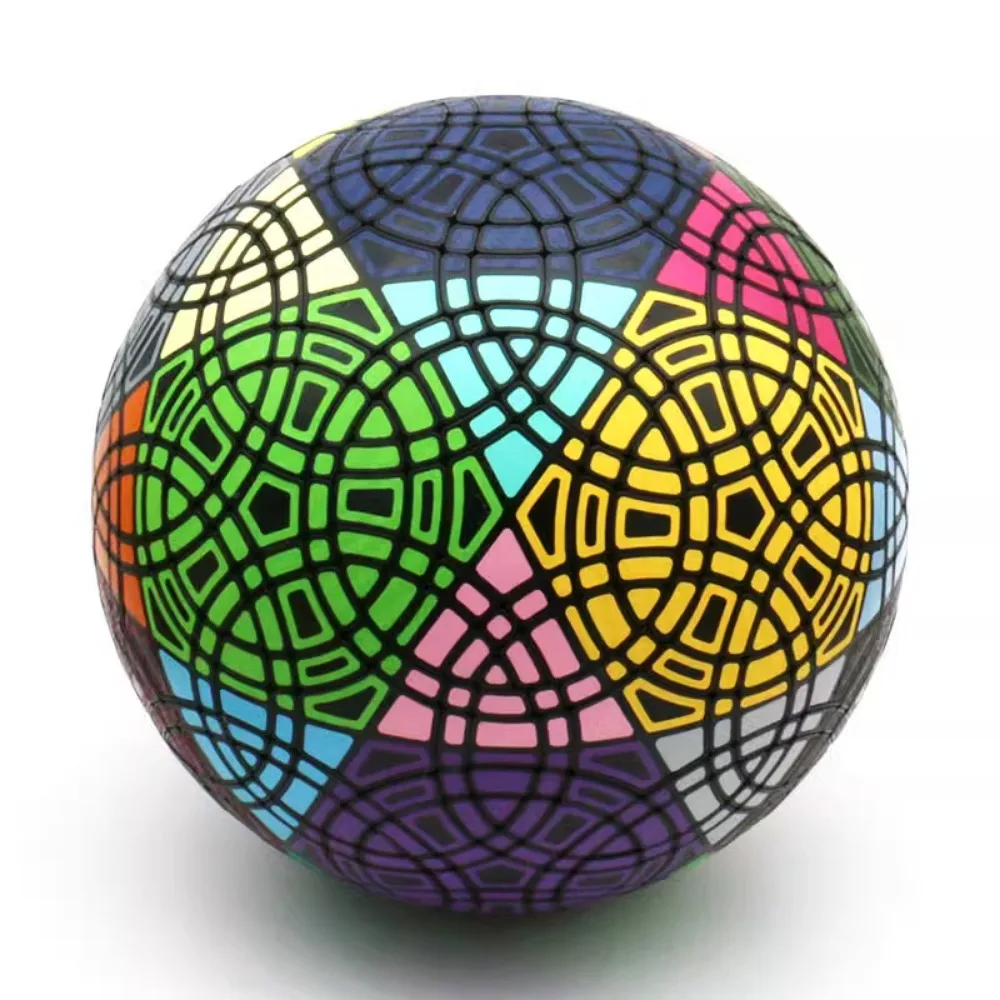 Limited-Edition-Cube-5x5-Football-Cube-Soccer-Cube-Black-Sticker-Shaped ...