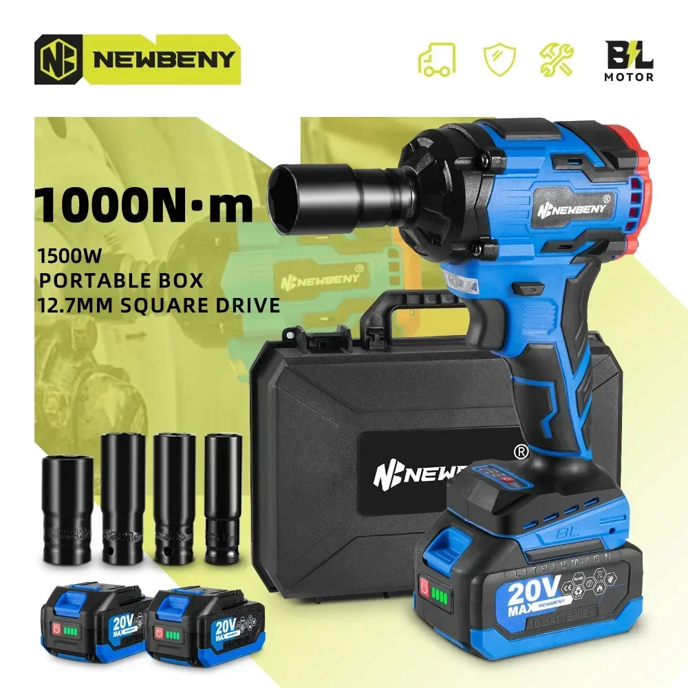 NewBeny-1000N-m-Brushless-Electric-Impact-Wrench-1-2-inch-3-Gears ...