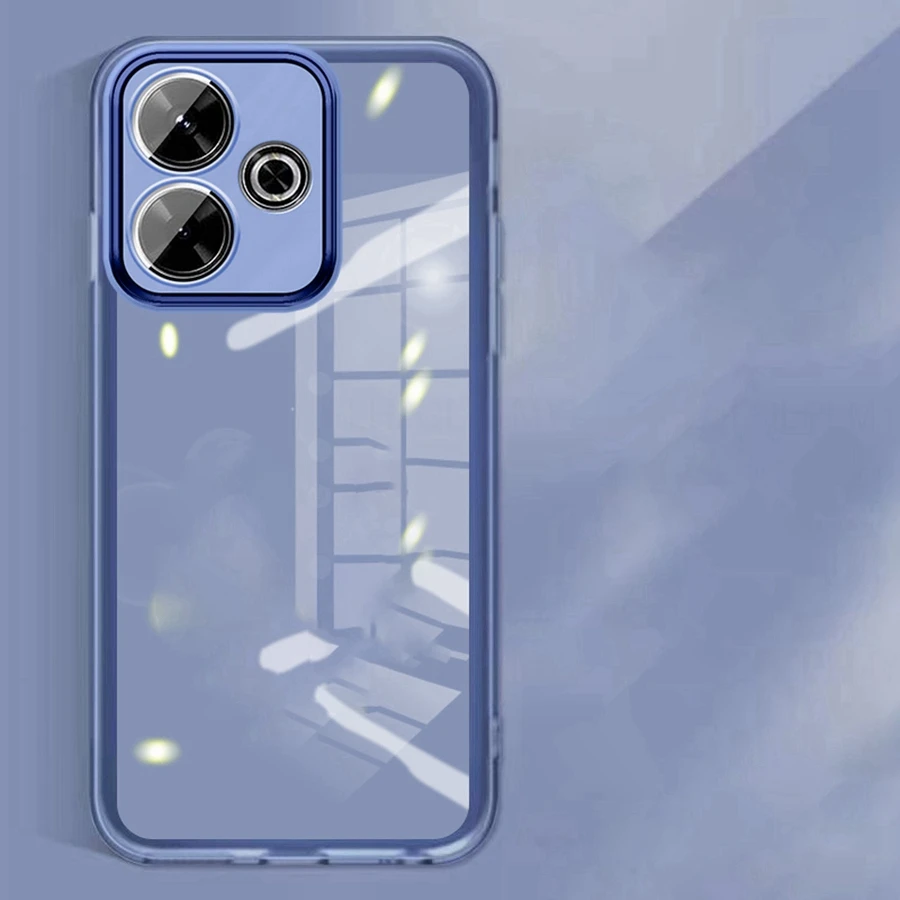 Clear Soft TPU Phone Case with Camera Lens Protector Film Cover for ...