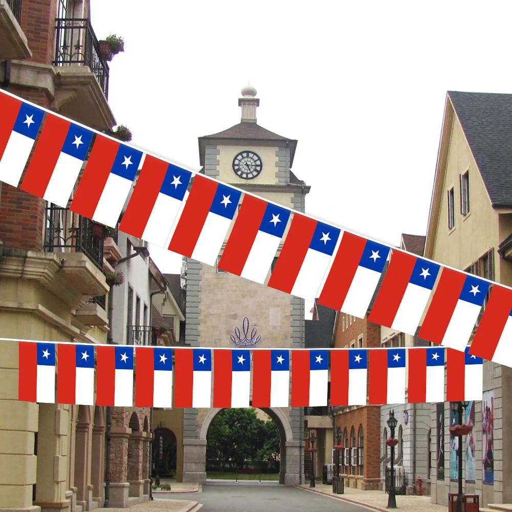 Superonezxz-banderas-de-Chile-de-14x21cm-banderines-de-chile-banderines ...