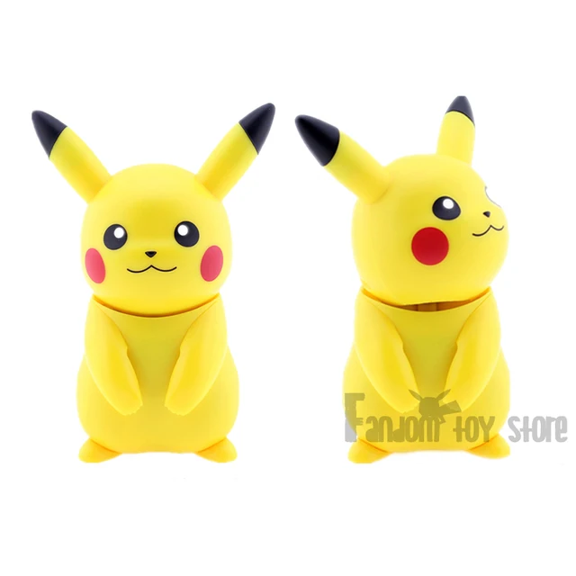 Takara Tomy-figura de Pokémon Doraemon, Hello Pika, Hello Pocha, Vui ...
