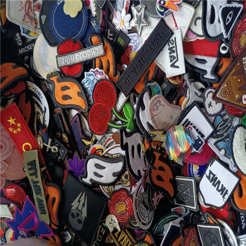 Random Mix Iron And Sewing Patches 100 Pieces/batch Diy Fashion ...