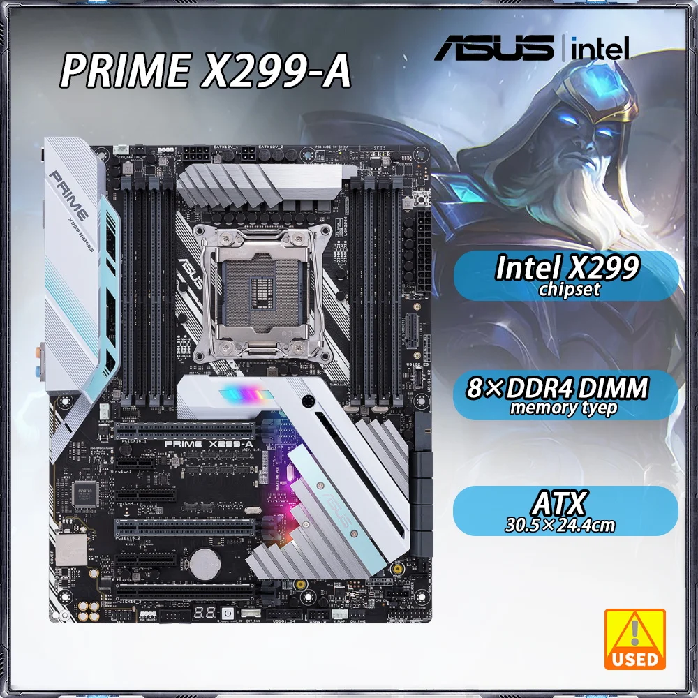 X99-Motherboard-high-end-ASUS-PRIME-X299-A-LGA2066-slot-Intel-X299 ...