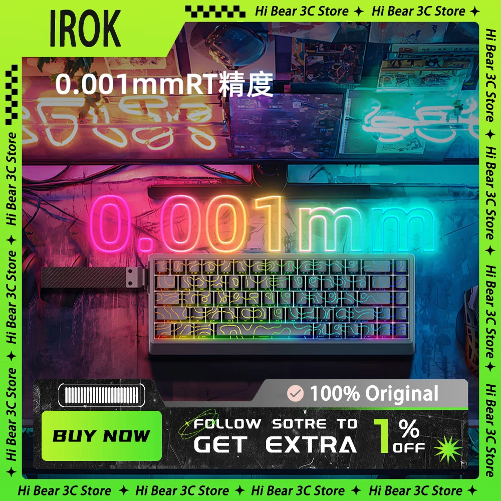 Irok Nd63 Ultra/Nd68 Magnetic Switch Wired Keyboard Mechanical ...