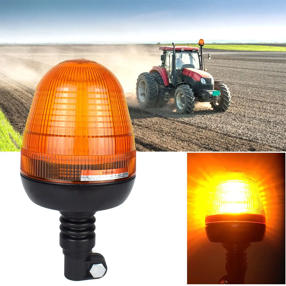 12V-24V LED Warning Signal Lamp Car Roof Flashing Beacon Light ...