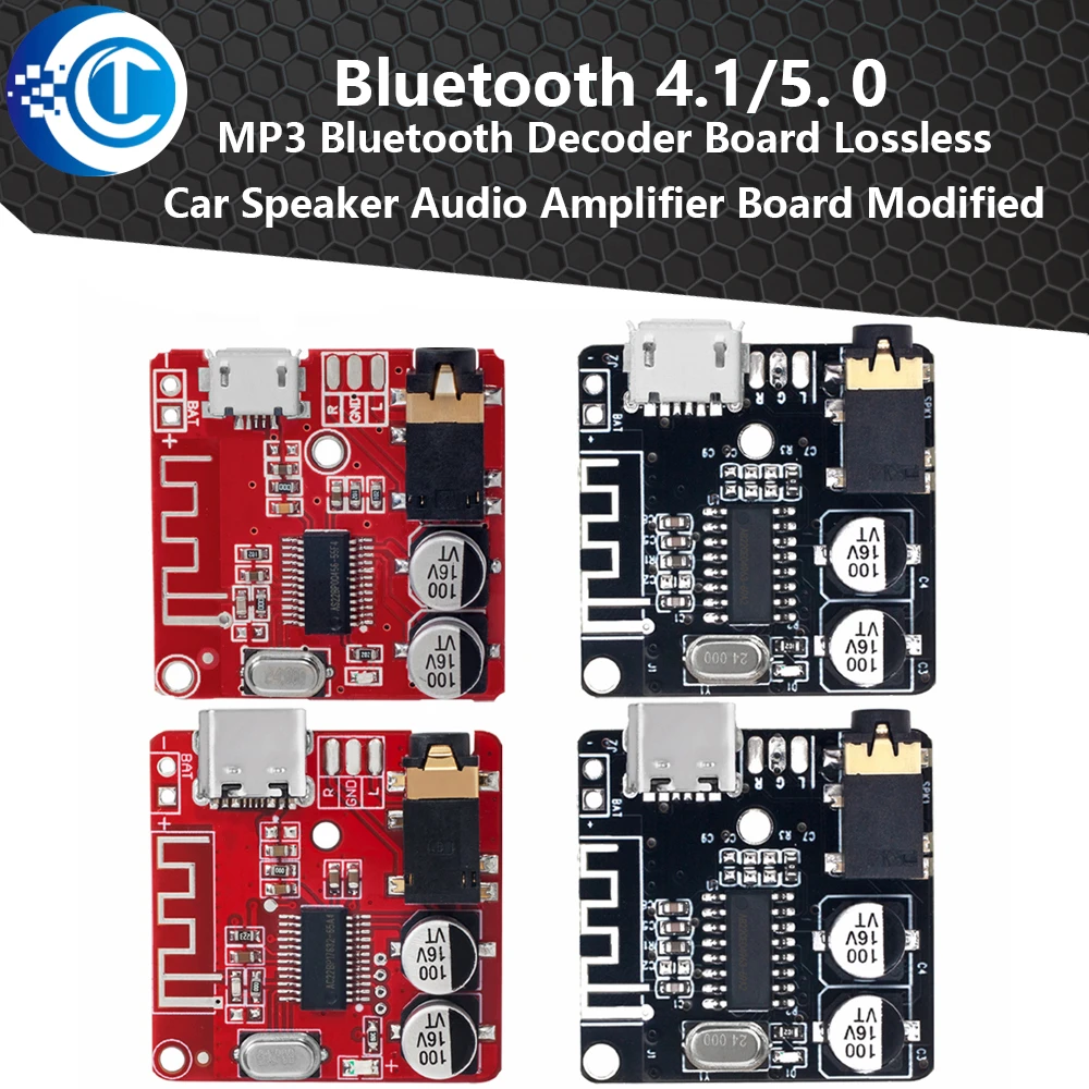MP3 Bluetooth Decoder Board Lossless Car Speaker Audio Amplifier Board ...