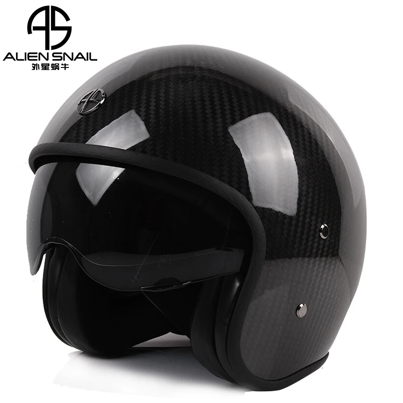 ALIEN SNAIL casco de fibra de carbono para Moto, protector de cabeza de ...