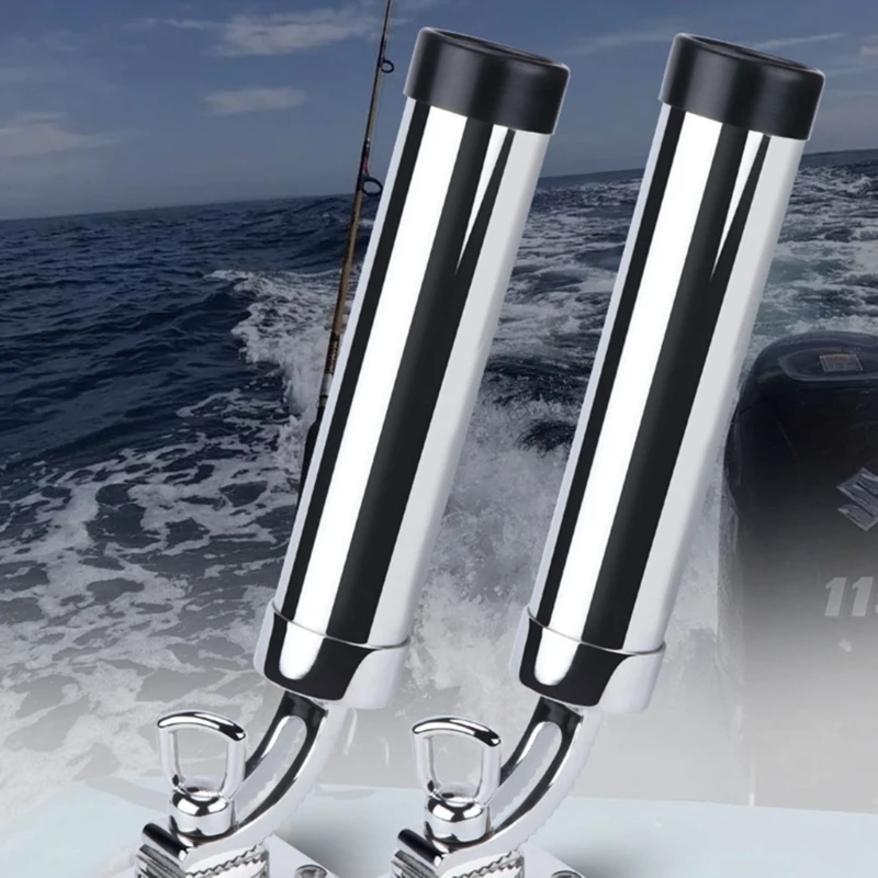 Marine-360-Degree-Swivel-Fishing-Rod-Holder-Deck-Mount-Adjustable-Yacht ...