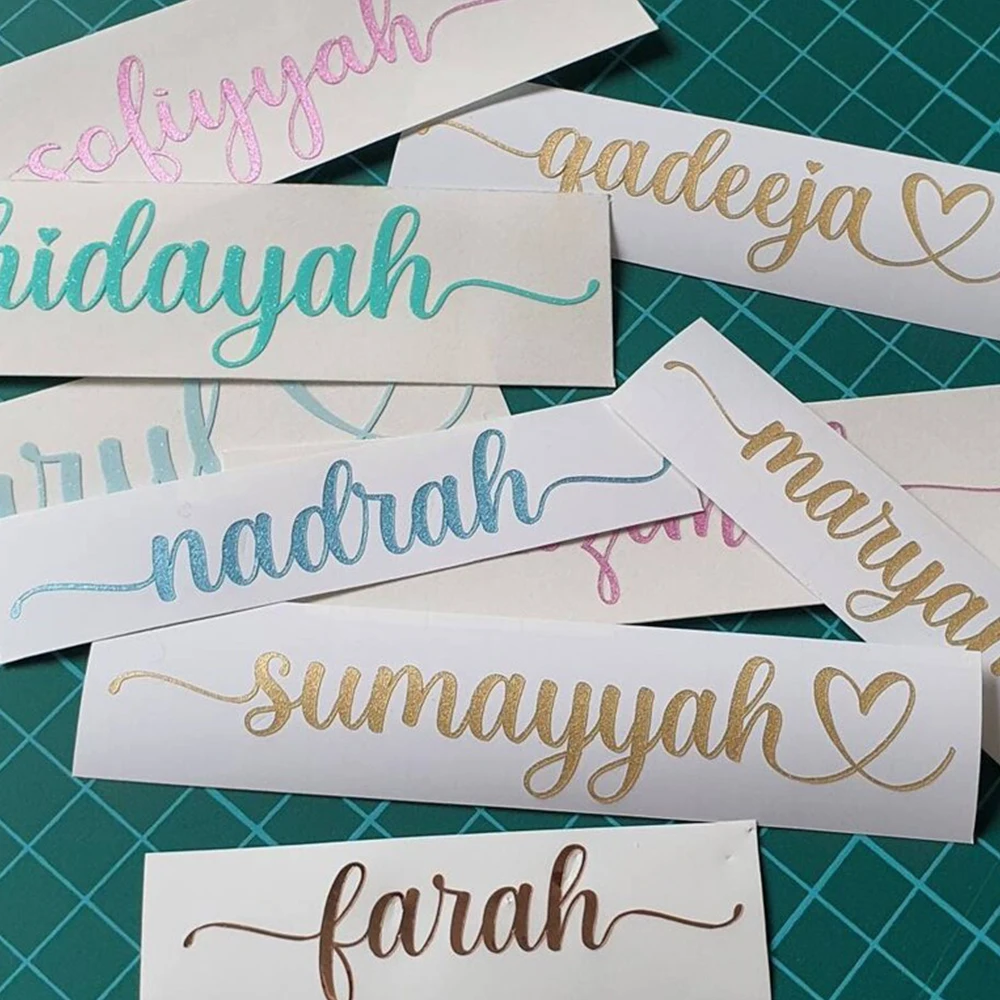 Personalised-Name-Vinyl-Stickers-Lettering-for-Glass-Decal-Wedding ...