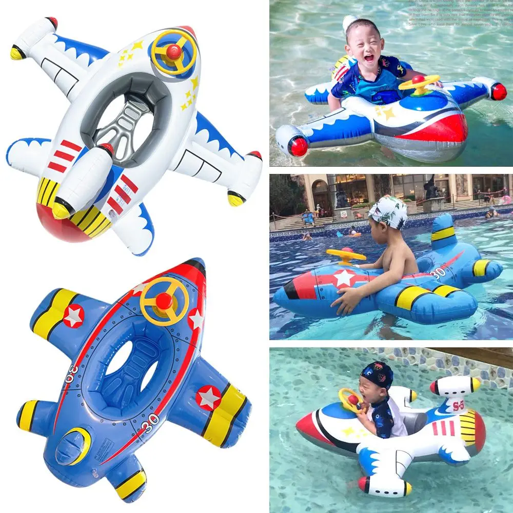 Outdoor-Fun-Inflatable-Toys-Child-Swim-Ring-Pool-Toy-Plane-Inflatable ...