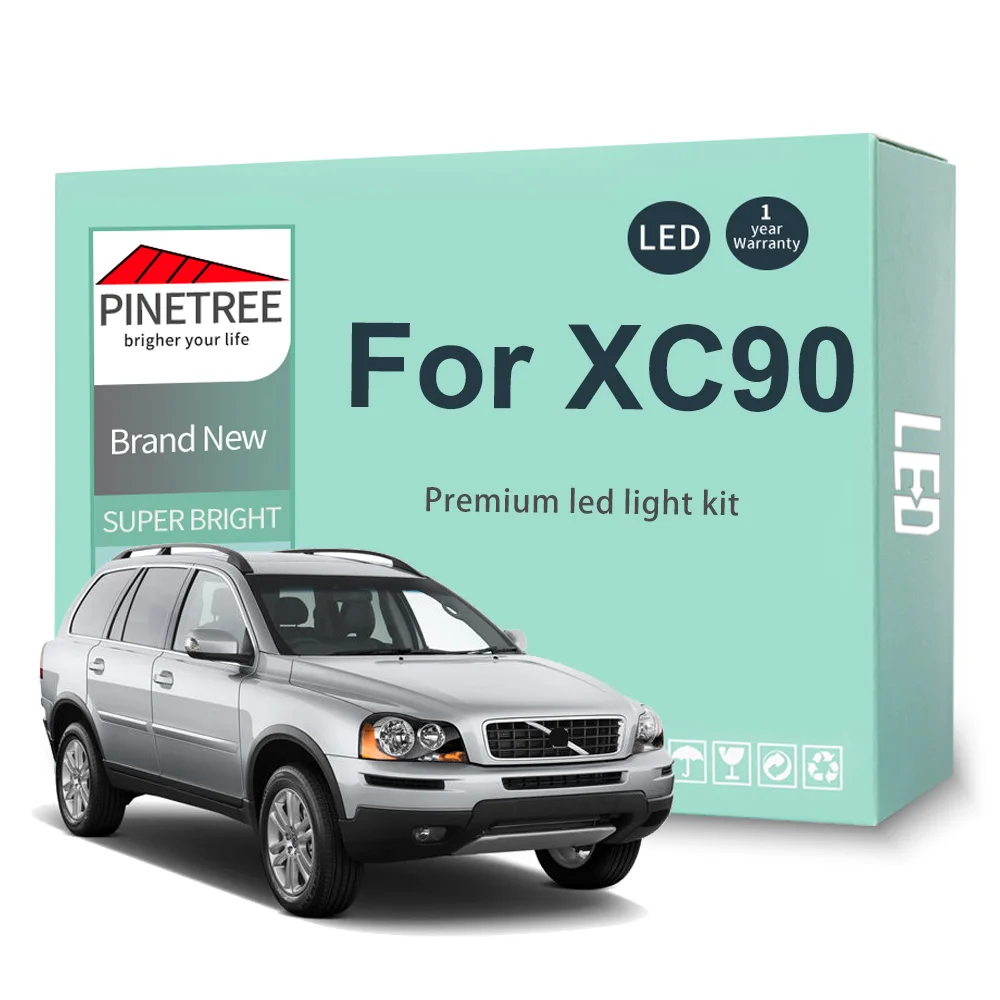 22Pc Canbus Led Interior Light Kit For Volvo XC90 2002-2011 Dome Map ...