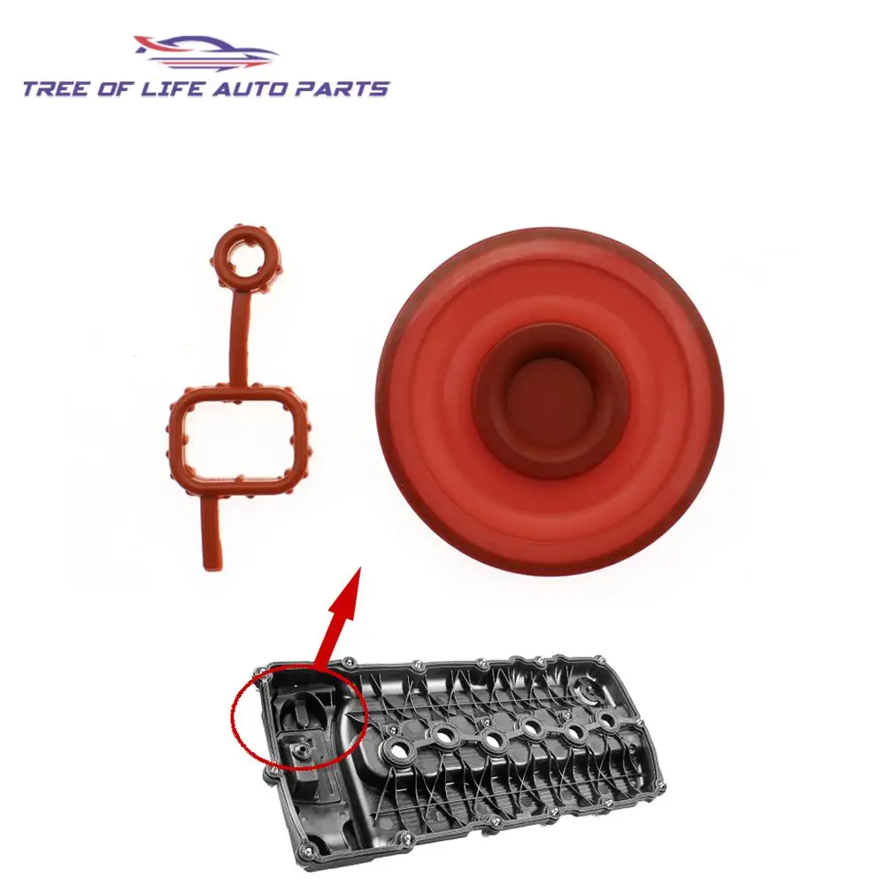 Engine PCV Valve Cover Diaphragm Membrane Seal 022103429AA For VW Audi ...