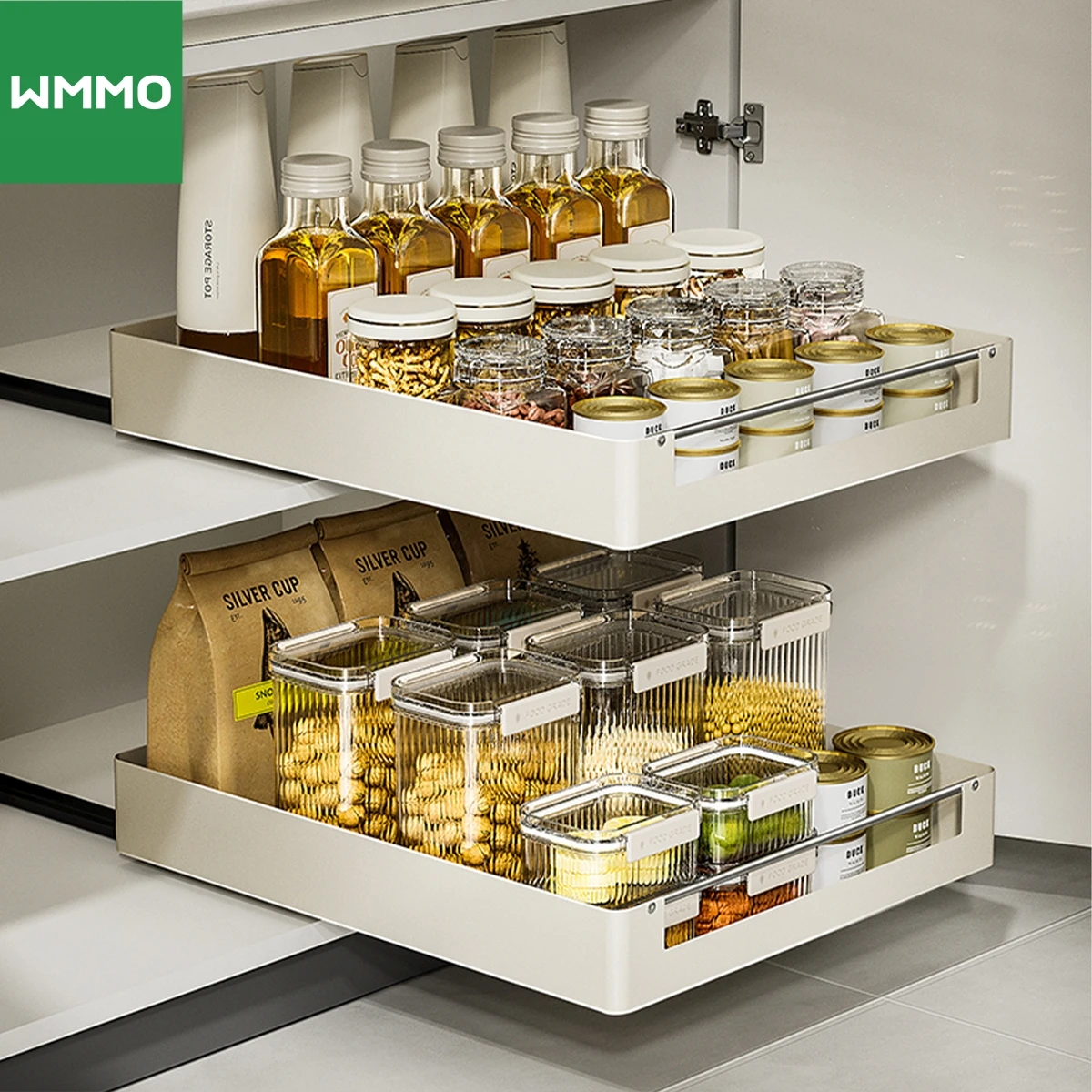 WMMO-Scalable-Pull-out-Kitchen-Storage-Rack-with-Slide-Rails-Drawer ...