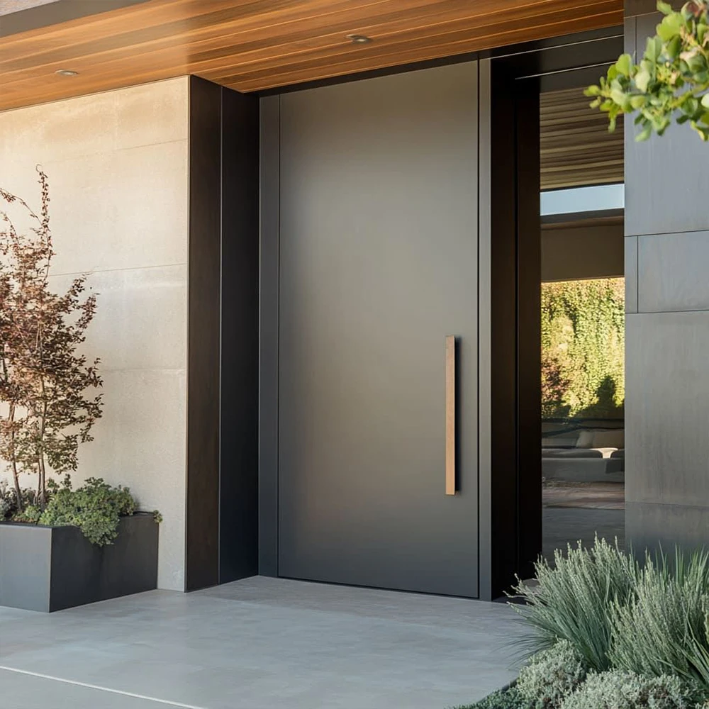 Entrance Door Exterior Entry Doors Thermal Break Aluminum Modern ...