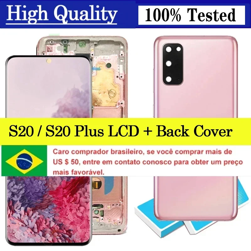 High-Quality-LCD-S20-Plus-Display-for-Samsung-LCD-S20-S20-Touch-Screen ...