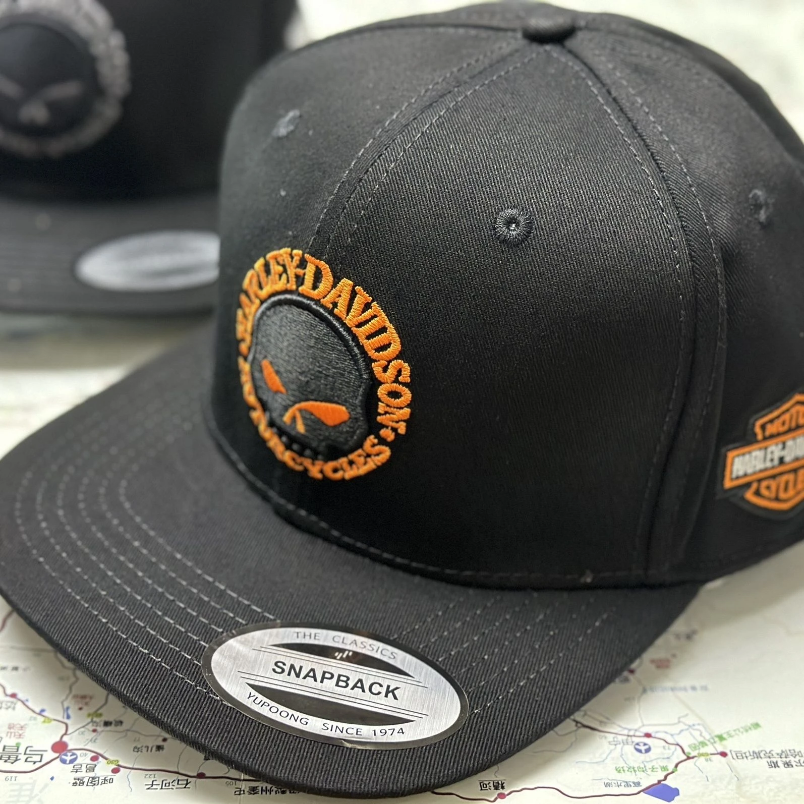 Embroidered Hardtop Motorcycle Fashion Baseball Cap Casual Outdoor Hat ...