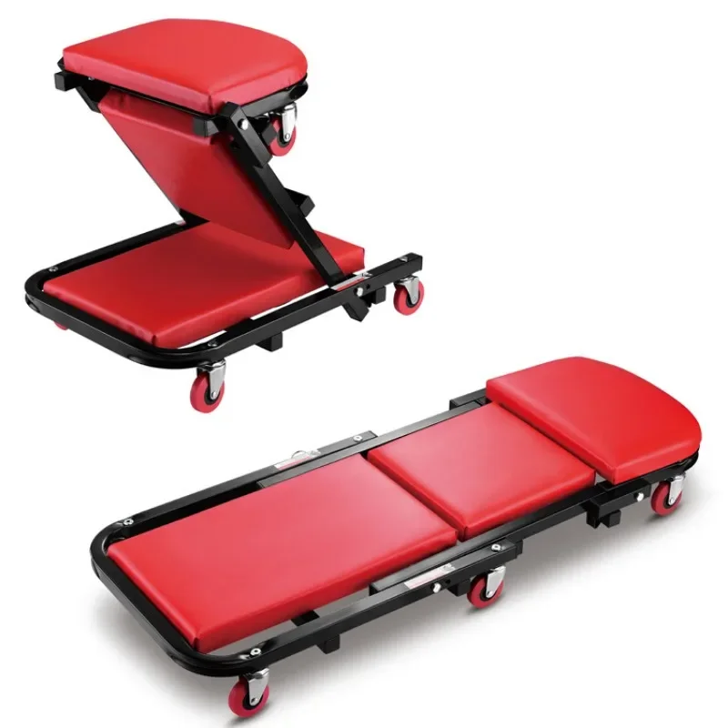 Folding Car Repair Bed 40-inch Auto Maintenance Work Bench Chair Auto ...