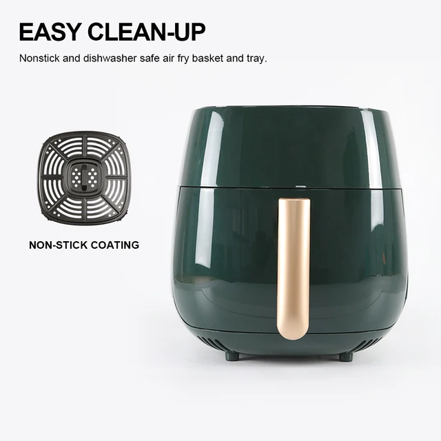 ELPIS Smart Air Fryer 4 Liter Oil Free LCD Touch Screen Air Fryer ...