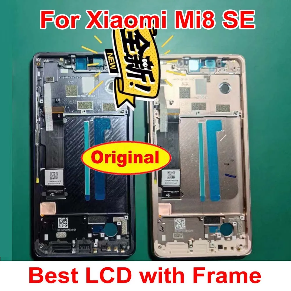 Novo original para xiaomi mi 8 se amoled display lcd tela do painel de ...