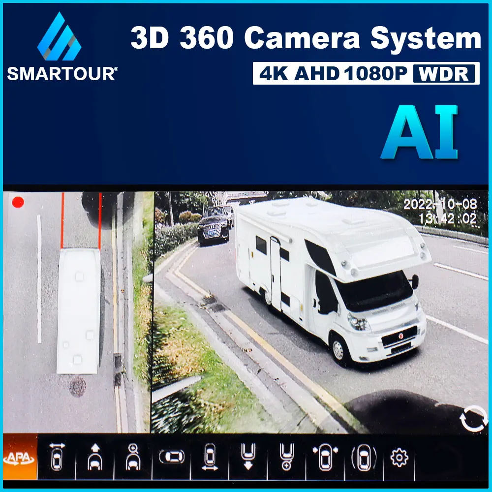 Smartour 1080p Ahd 3d 360 Degree Bird View Surround System Ai ...