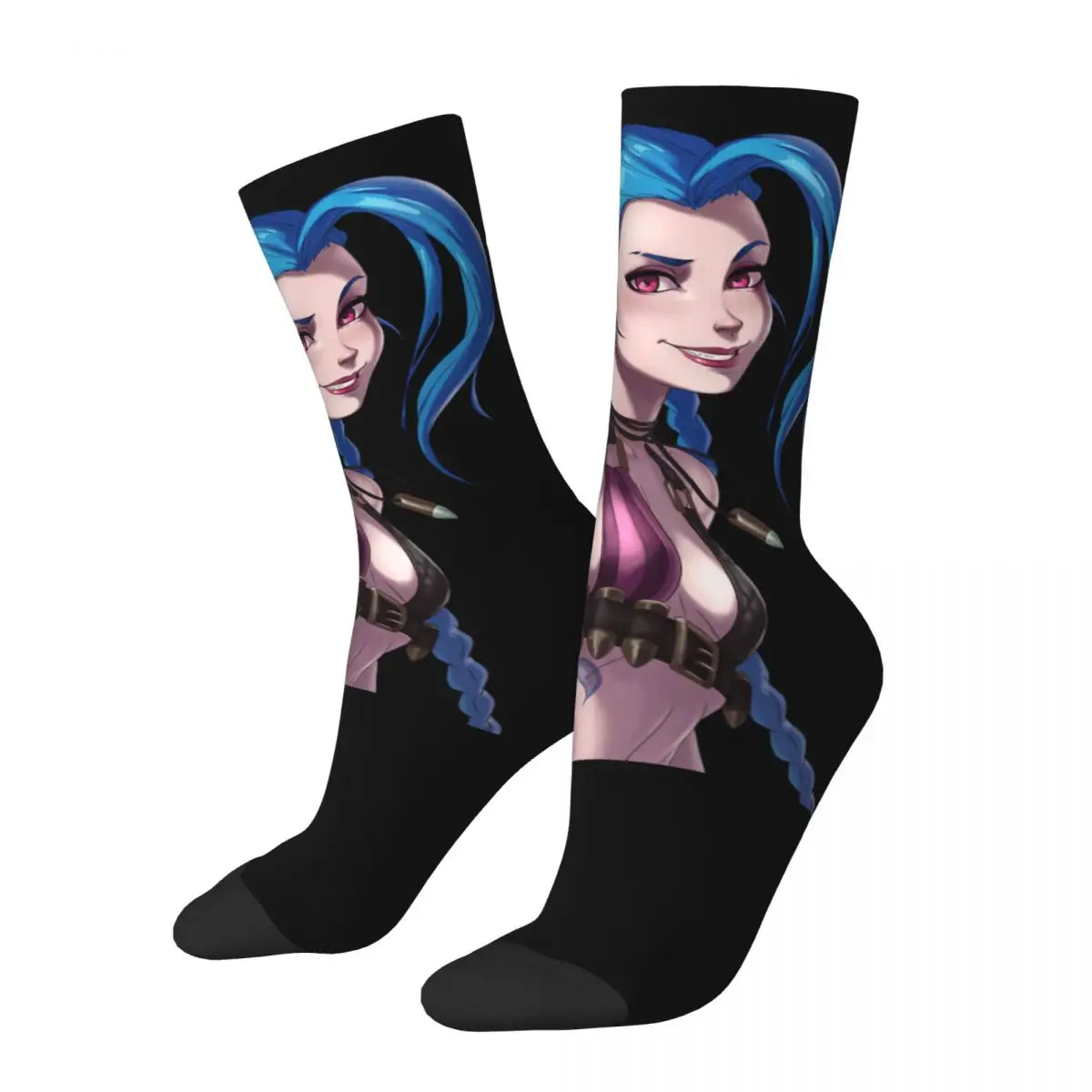 League Legends | Arcane Socks | Socks Lol | Crew Sock | Men's Socks ...