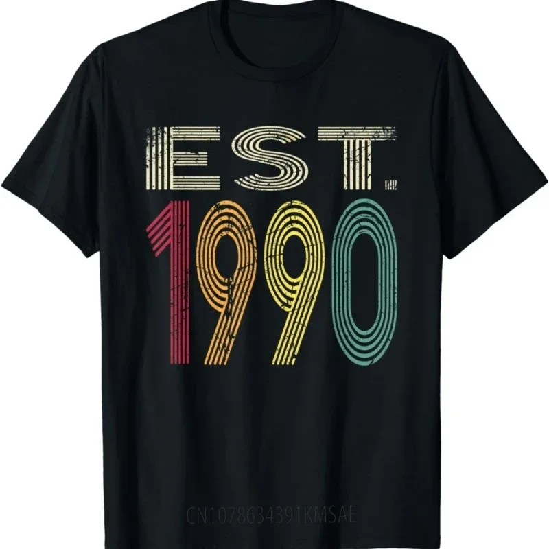 Vintage 1990 Classic Retro 90's Men Women Original Legend T-Shirt Top ...
