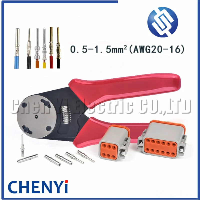 1 pcs Deutsch DT series round terminal Pin Hand crimp Tool 16 AWG for ...