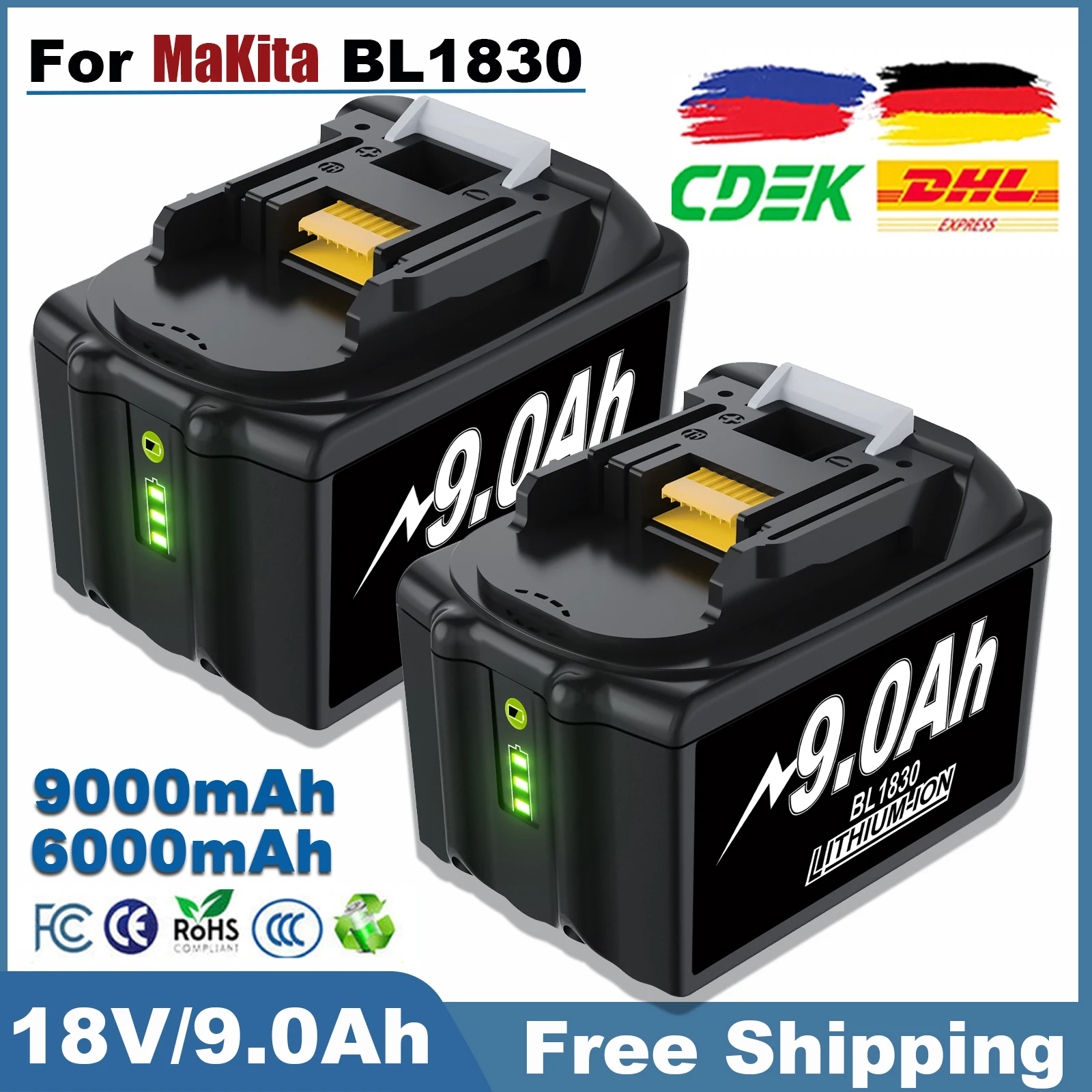 Bateria-Recarreg-vel-para-Makita-Ferramenta-El-trica-Substitui-o-18V-BL1830-BL1815-BL1860-BL1840 ...