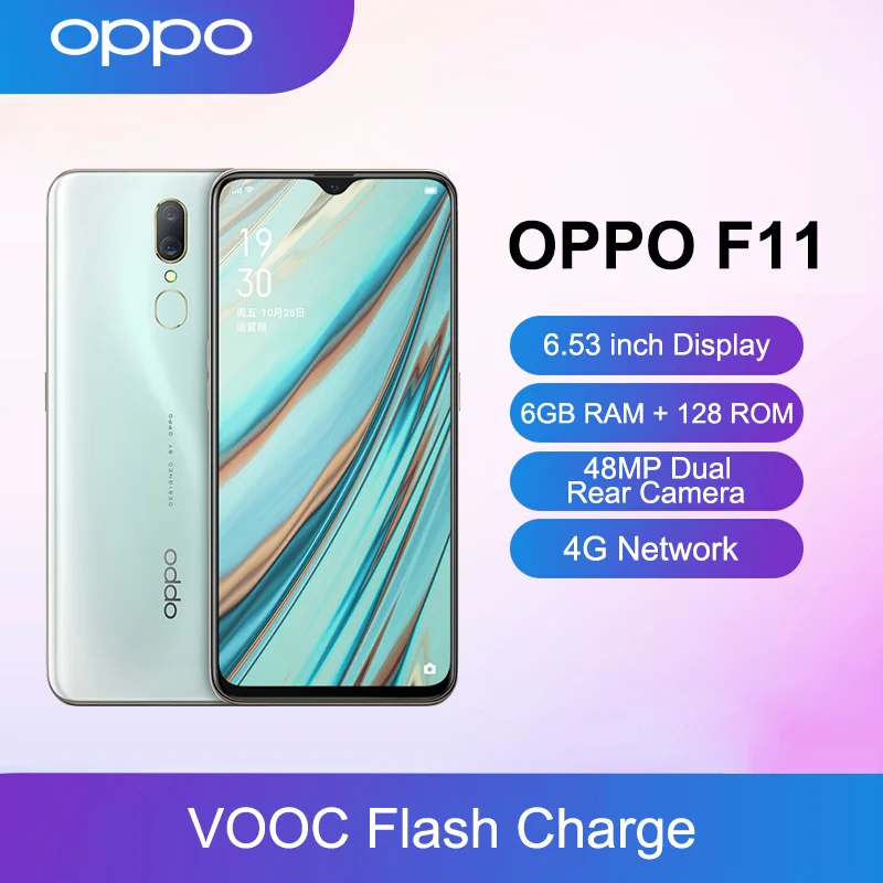 Original Oppo F11 Smartphone entsperrt Handy 6GB RAM 128GB ROM 6,53 ...