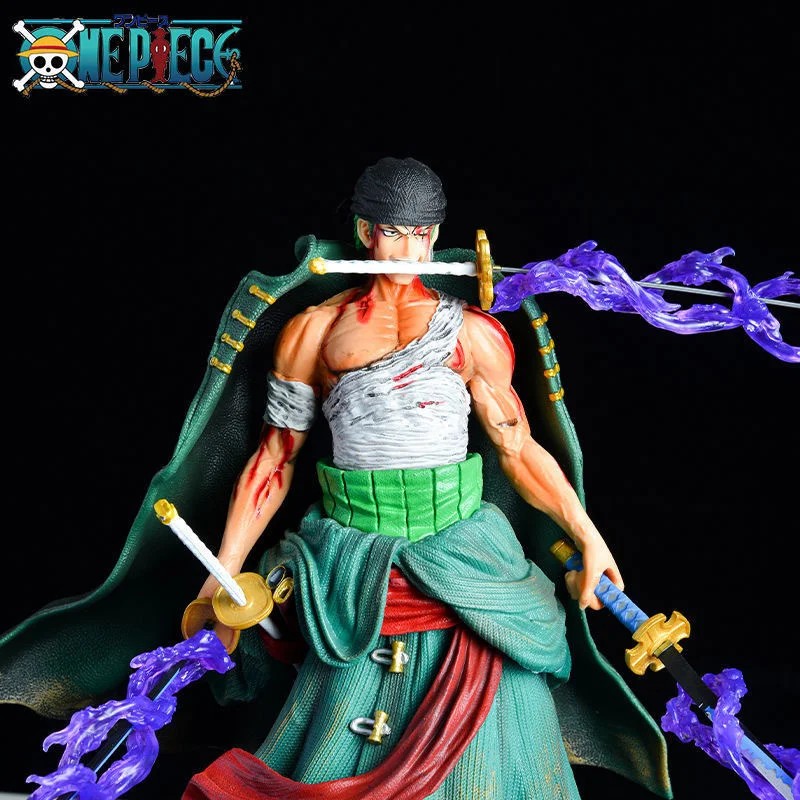 35cm One Piece Anime Roronoa Zoro Oversized Model Action Figure PVC ...