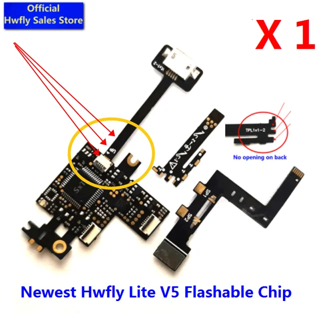 Newest Hwfly Core V5 Upgradable & Flashable Both Support V1 & V2 Erista ...